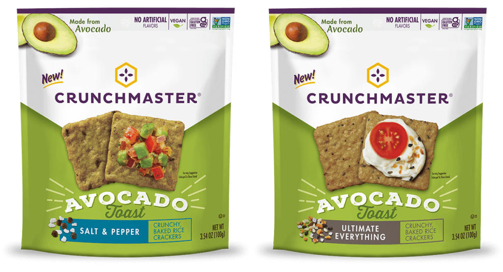 Crunchmaster Crunchmaster Avocado Toast Salt & Pepper and Ultimate ...